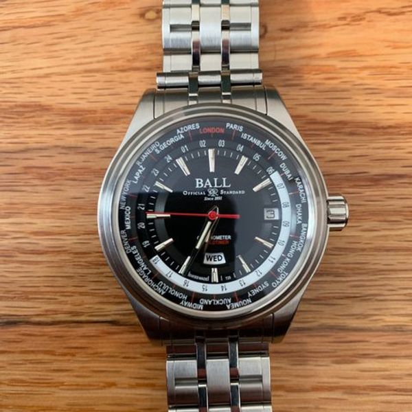 WTT/FS: Ball Trainmaster Worldtimer | WatchCharts Marketplace