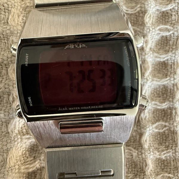 SEIKO A.K.A. ALBA Vintage DIGITAL WATCH | WatchCharts Marketplace
