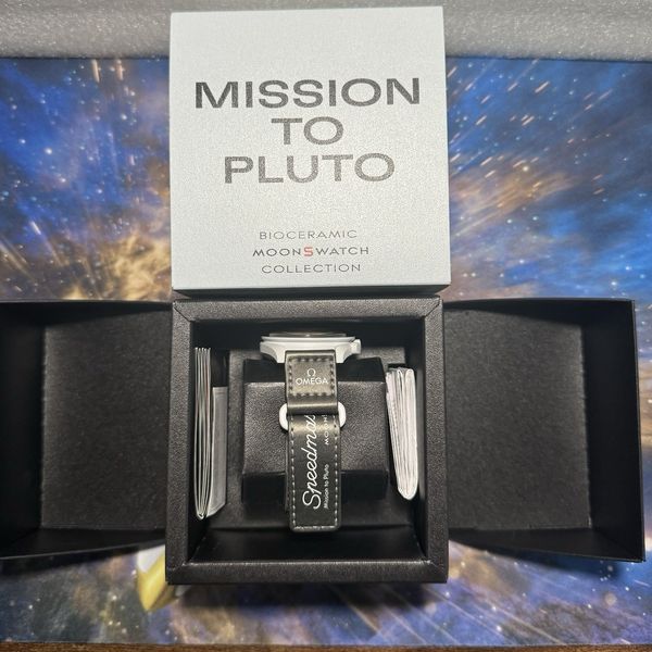 OMEGA x Swatch Speedmaster MoonSwatch Mission To Pluto Men's Watch ...