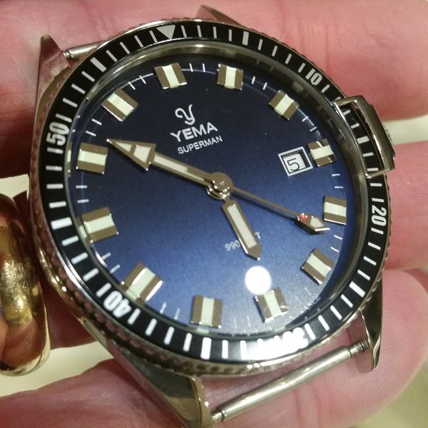 Yema Superman Mysterious Blue Quartz, NIB | WatchCharts