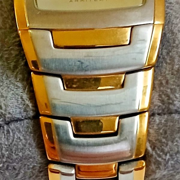 Fossil ARKITEKT Rare Two-Toned 50 Meters FS 3011 Adj 8" Watch ...