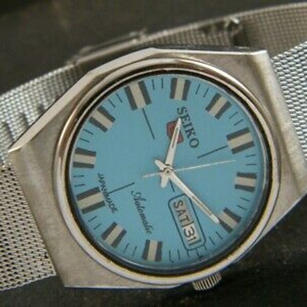 OLD VINTAGE SEIKO 5 AUTOMATIC JAPAN MEN'S DAY/DATE WATCH 426e-a213346-2 ...