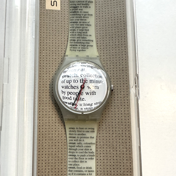 Word Swatch!! Swatch "Dictionary", NIB | WatchCharts Marketplace