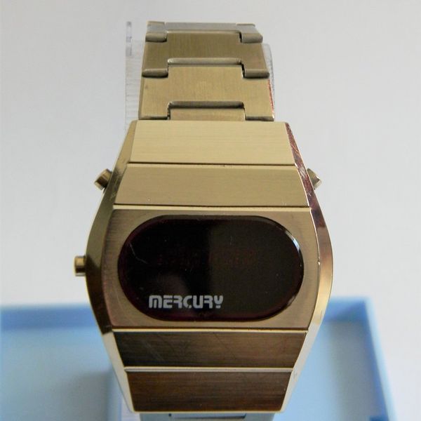 SOLD MERCURY LED Vintage Multi Function Digital circa 1970s Full Steel ...