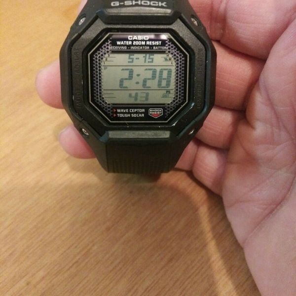 Rare Casio G-Shock GW-056A 3016 Module Solar Waveceptor Mens Watch Nice ...