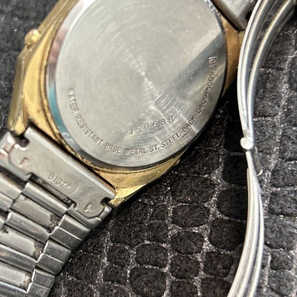 Vintage Seiko Databank Memory Digital Watch Men's Gold Tone 1409-5009 ...