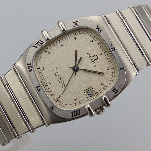 OMEGA Constellation Date Chronometer Quartz - Square Model ...