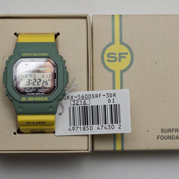FS UK/EU Mint Casio G-Shock GRX-5600SRF Surfrider Foundation | WatchCharts