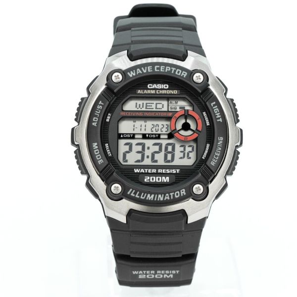 NEW Casio WV200A-1AV, Digital Atomic WaveCeptor Watch, Chronograph, 200 ...