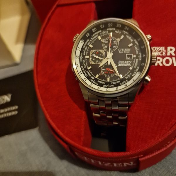 Citizen Eco-Drive Red Arrows Special World Time Chronograph CA0080-054E ...
