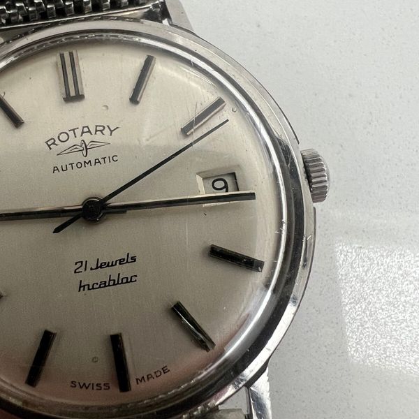 GENTS VINTAGE ROTARY AUTOMATIC 21j WRISTWATCH - WORKING | WatchCharts ...