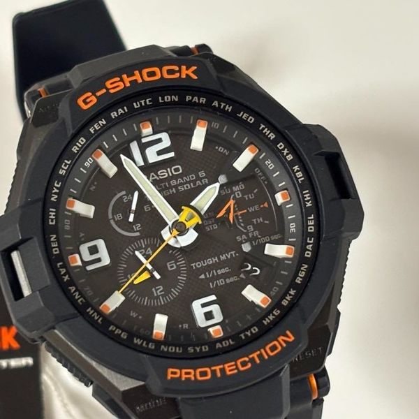 CASIO G-SHOCK GRAVITYMASTER GW-4000-1AJF Black Analog Wristwatch Solar ...