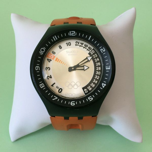 SWATCH WATCH CLIMBING LOBSTER OLYMPIC SPECIAL (2004) ORIGINALS FUN ...