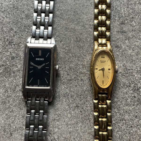 Pair Of Vintage Womens Seiko And Pulsar Watches Both Run Great Bin H | WatchCharts Marketplace