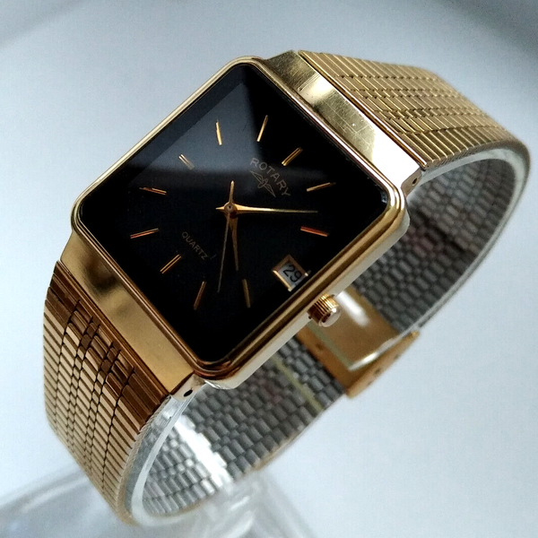 VINTAGE WATCH BEAUTIFUL ROTARY GOLD PLATED DRESS WATCH CIRCA 1980S -90S ...