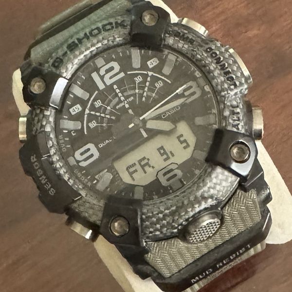 Casio G-Shock Mudmaster Bluetooth Watch - GGB100-8A. Grey | WatchCharts ...