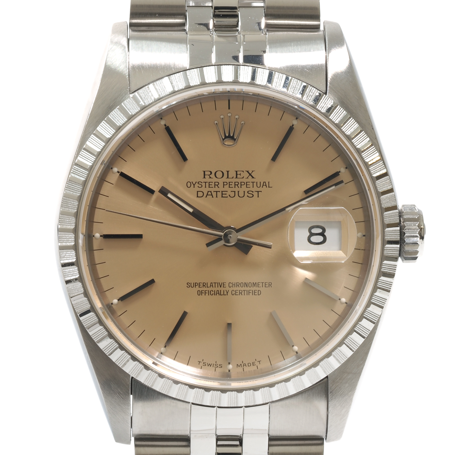 N [ROLEX] Rolex Datejust 16220 Automatic winding day difference + 6 ...