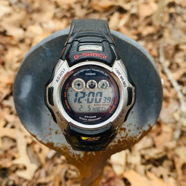 Casio G Shock Tough Solar Black 2688 GW-500A Men's Watch Works *BROKEN ...