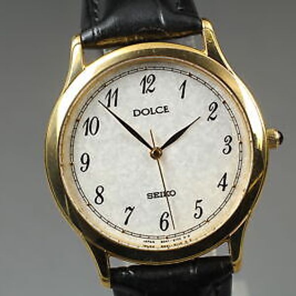 NEW Battery Seiko Dolce 8N41-6120 White Dial Men's Quartz Watch From JAPAN | WatchCharts Marketplace