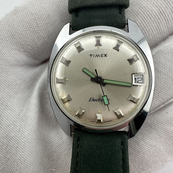 1960s Timex Electric West Germany Backset Mens Watch Running Excellent ...