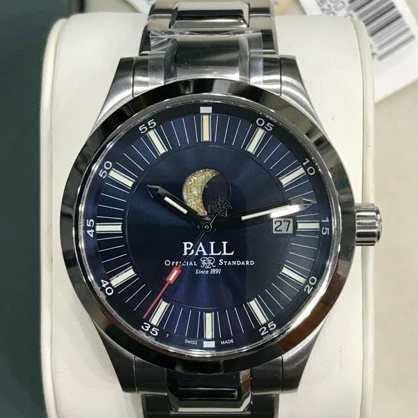 AUTHORIZED DEALER BALL Engineer II Moon Phase Stainless Steel ...