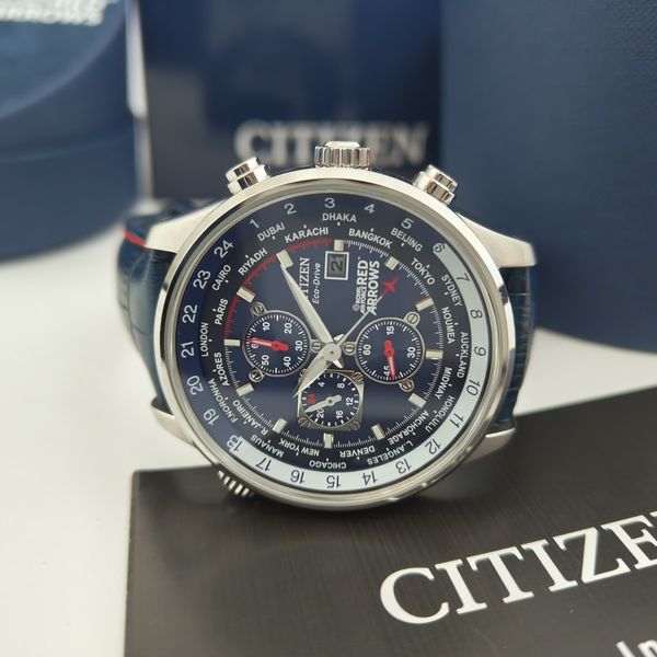 Citizen Red Arrows 45mm Chronograph S. Steel Eco-Drive Menâ s Watch ...