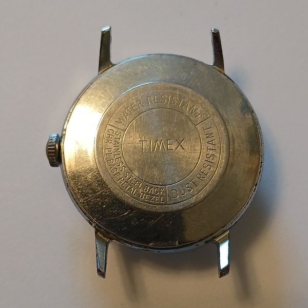 Vtg 70's Timex Sprite Date Indicator Manual Wind Watch Case WR 23570 ...