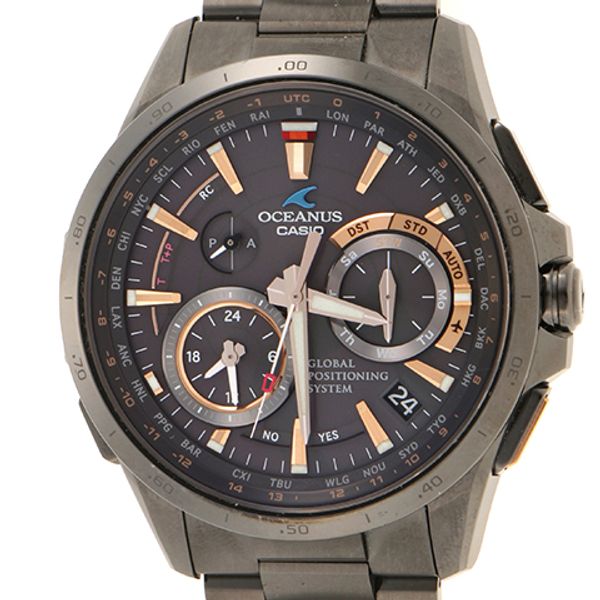 Casio Oceanus Titanium GPS Hybrid Radio Solar [434] [Used] [Daikokuya ...