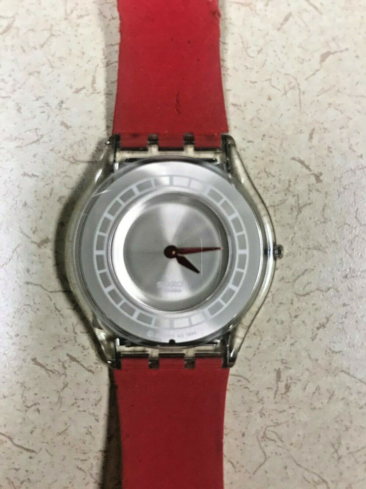 VINTAGE SWATCH Skin Watch from 2000 Swatch Skin SFK108 Apasionada watch ...