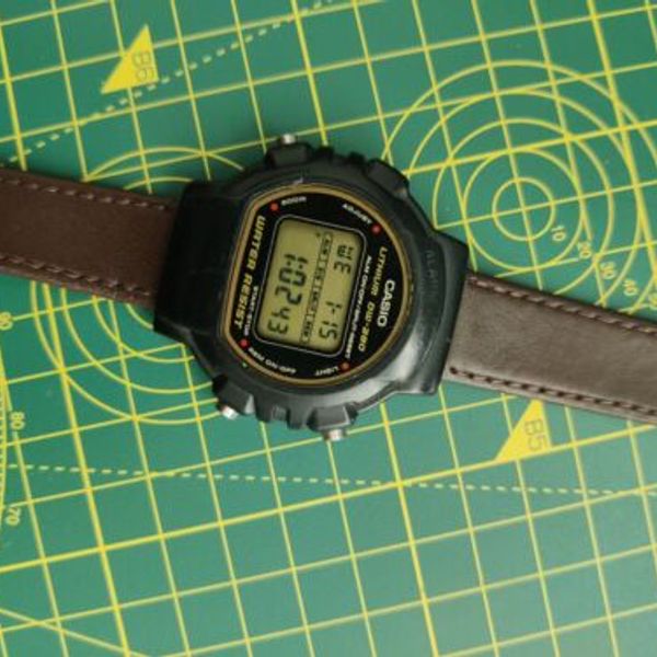 Vintage Casio 1000 DW-280 men's unisex black digital watch ...
