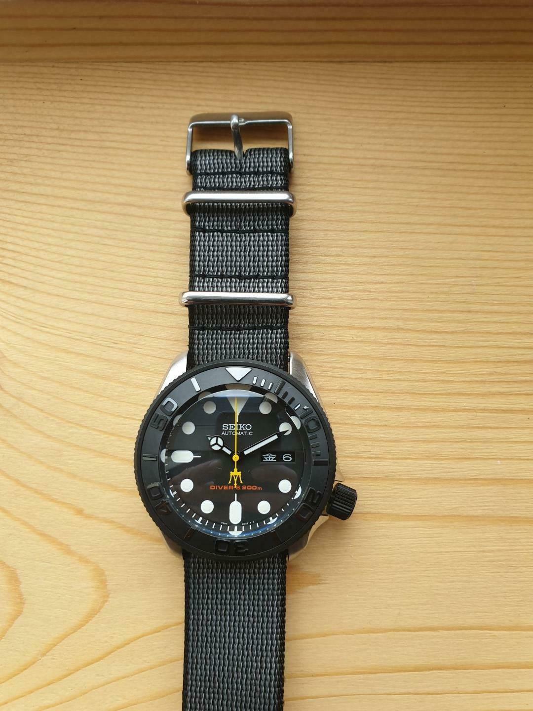 Seiko SKX007 // Modded by Tempus Watch Mods, Stealth | WatchCharts