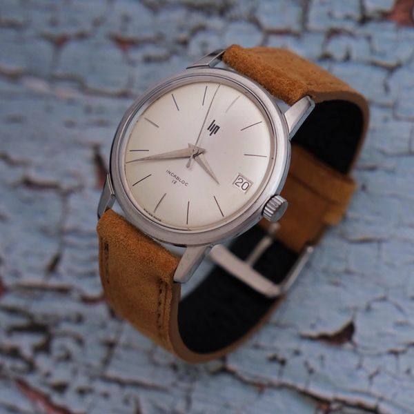 Reduced: Vintage Lip manual wind dress watch with date | WatchCharts ...