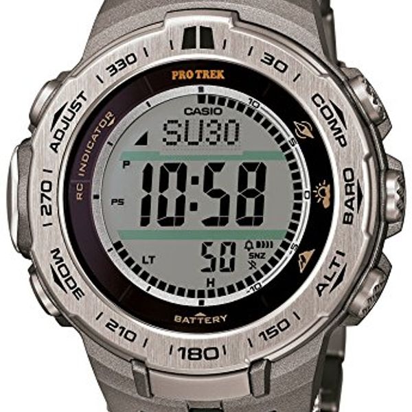 [Casio] Watch Pro Trek Radio Solar PRW-3100T-7JF Silver | WatchCharts