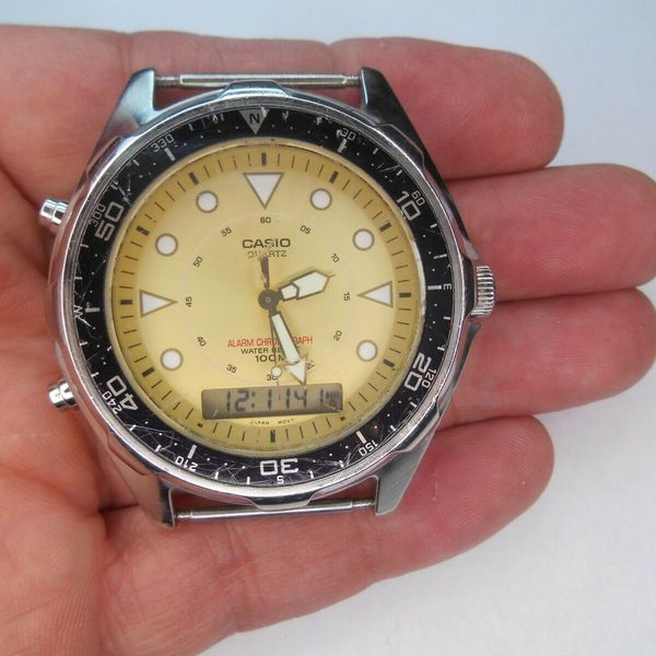 Vintage Casio AMW-320R Analog Digital "Arnie" 2701 Divers Watch ...