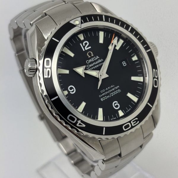 OMEGA Seamaster Planet Ocean Black Bezel Auto XL Gents Watch 45.5mm ...