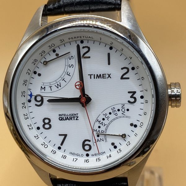 Timex perpetual calendar T2N503 watch Nice And Beautiful Working New ...