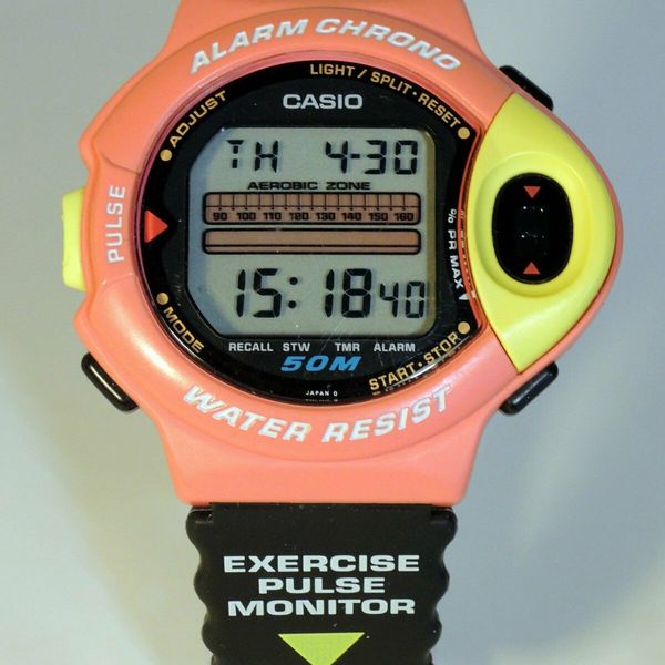 Casio JP-200 (1009) Pulsmesser Uhr von 1991 - Vintage | WatchCharts ...