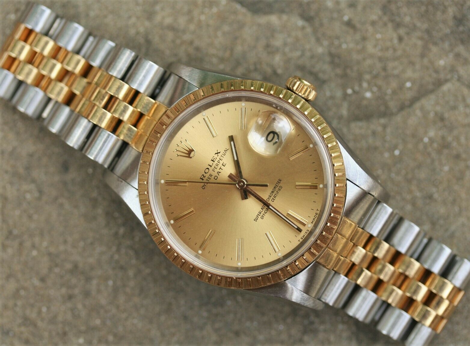 Rolex Date 18k Stainless Model 15223 From 1989 Excellent | WatchCharts