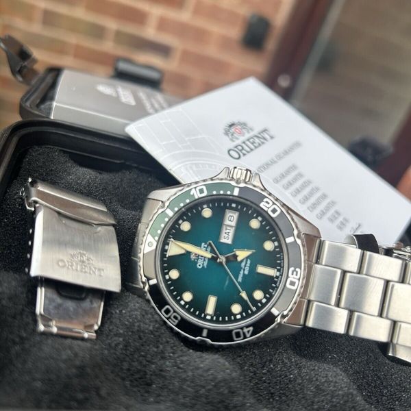 Orient Mako Green Men's Watch - RAAA0811E19B | WatchCharts Marketplace