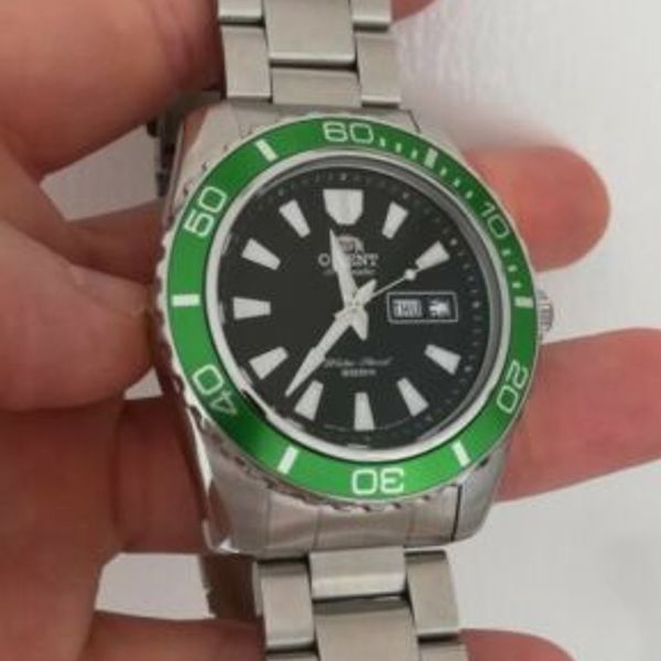 Orient Mako XL Green Bezel | WatchCharts Marketplace