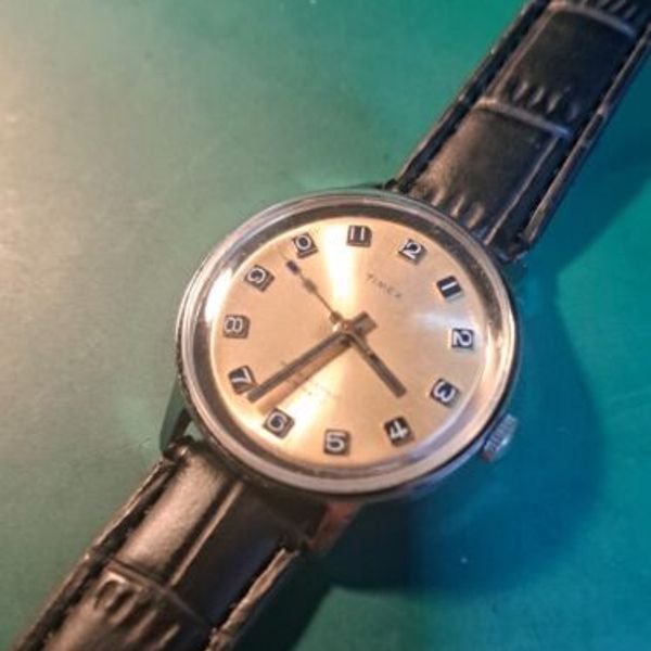 Vintage Timex Viscount 70's Gold sunburst dial Automatic In good ...