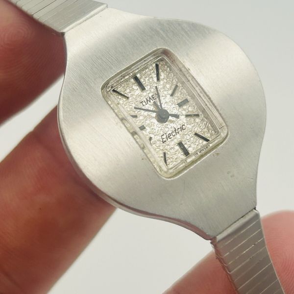 MCM Retro Vintage Ladies Timex Electric Watch West Germany Mid Century ...
