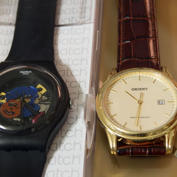 SOLD - $50 for both!! Quartz Fiesta! Swatch AND Orient | WatchCharts ...