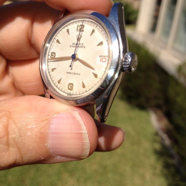 FS: Vintage Rolex Date Precision - Explorer Dial - Red Date - Ref 6066 ...