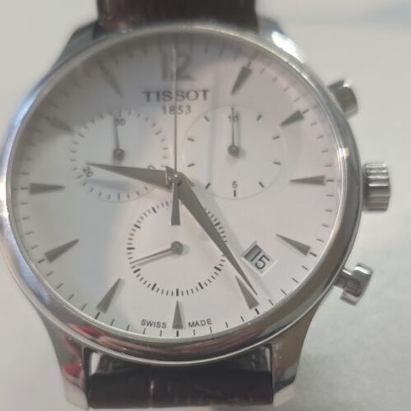 Tissot Tradition Chronograph Men's Watch Box T063617A Just The Box | WatchCharts Marketplace