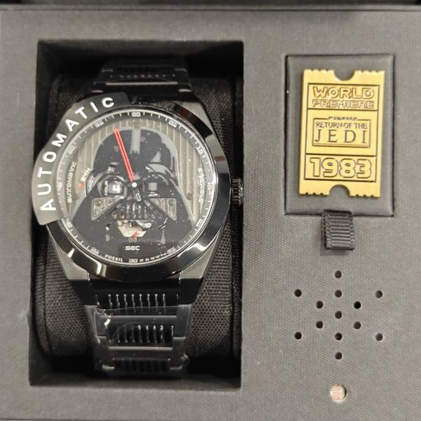 Fossil x Star Wars Darth Vader Automatic Watch LIMITED EDITION 40th ...