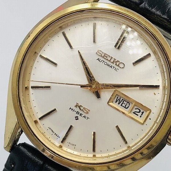 KING SEIKO KS Men's 5626-7111 Automatic Watch Gold Plated Day Date | WatchCharts Marketplace