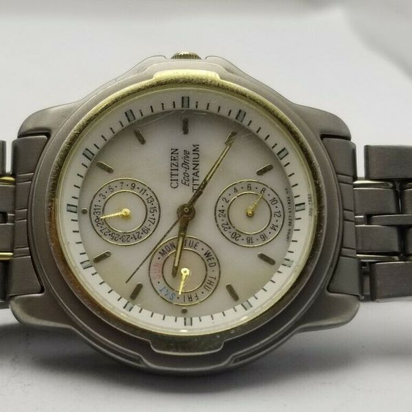 VINTAGE CITIZEN ECO-DRIVE TITANIUM 8627- 571908 WATCH | WatchCharts ...