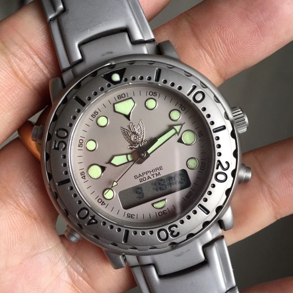 FS: Adi IDF TS 224 analog digital Tuna style military watch ...