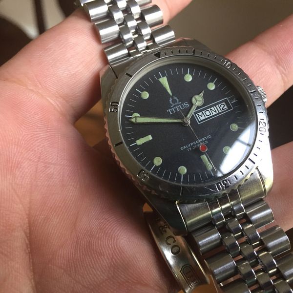 FS Vintage Titus Calypsomatic Day/Date Diver Automatic | WatchCharts ...